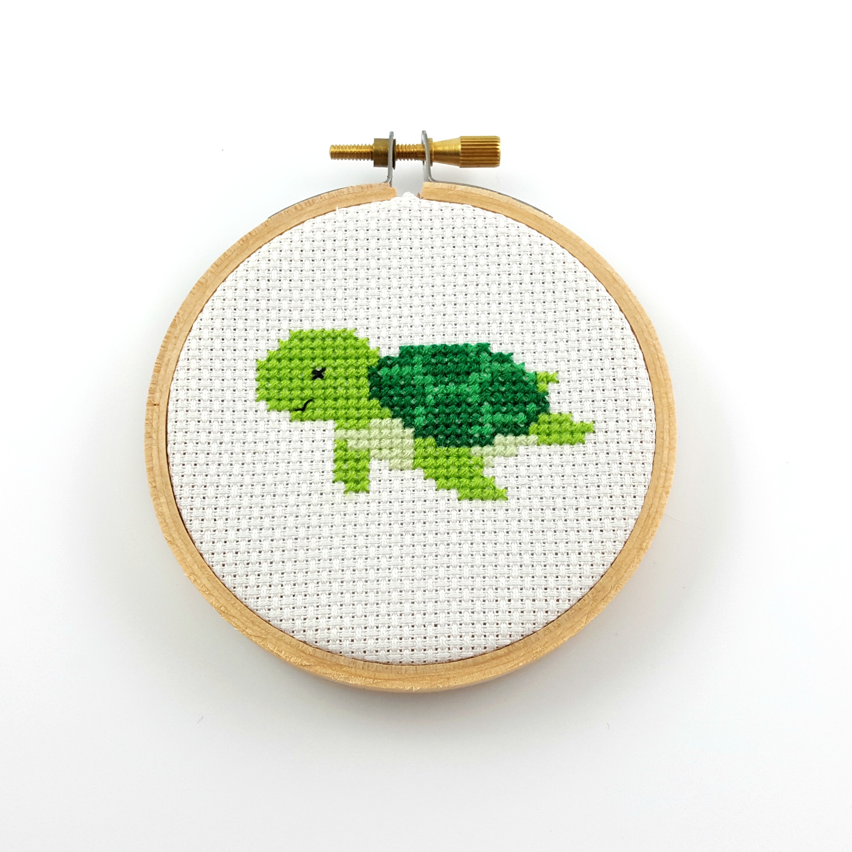 Turtle cross stitch - Ringcat Design