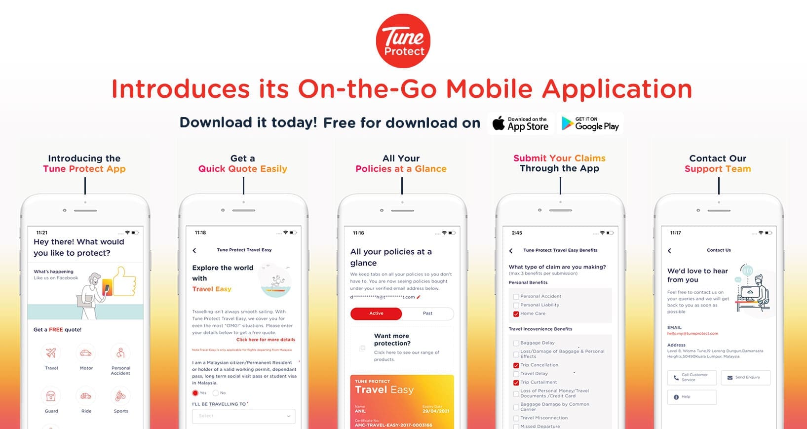 Tune Protect Launches New Mobile App For Customers On The Go