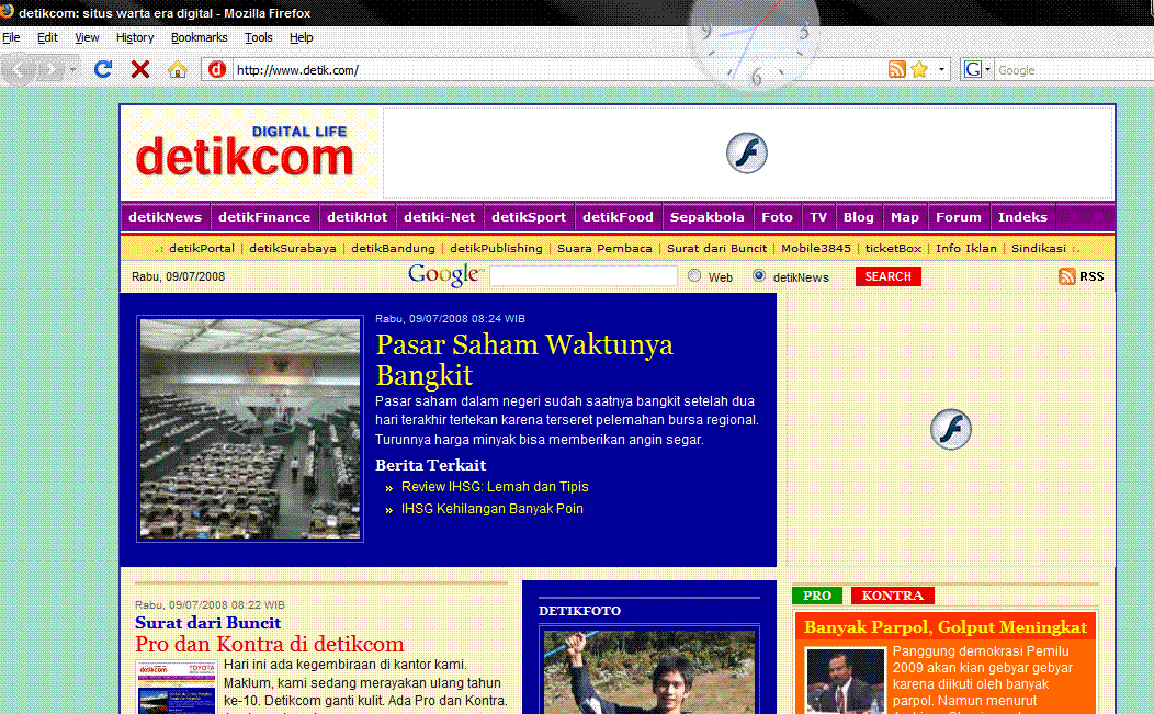 Tampilan baru dari Detikcom | Daily Life