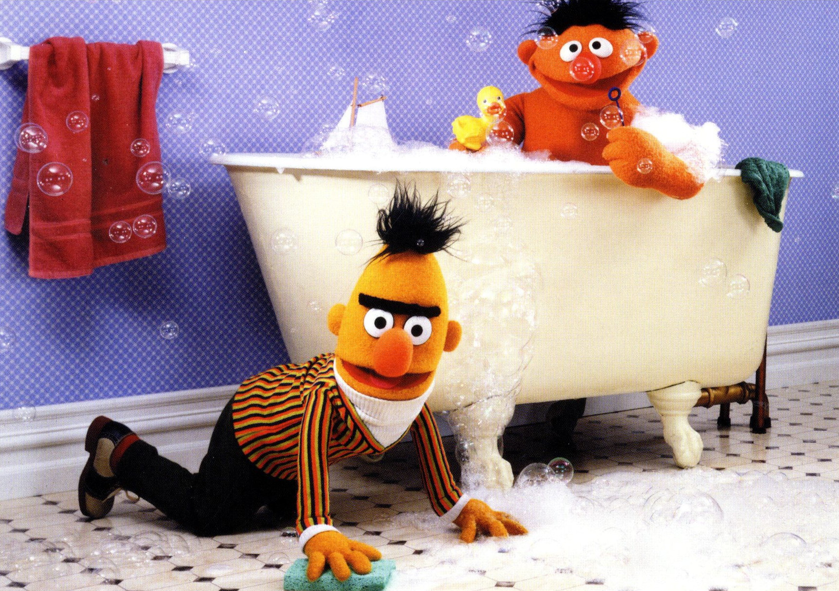 Ernie_bert_bath - Richard Charles Stevens Fusions