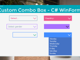 Github Rjcodeadvance Custom Combobox Custom Combobox Icon Back