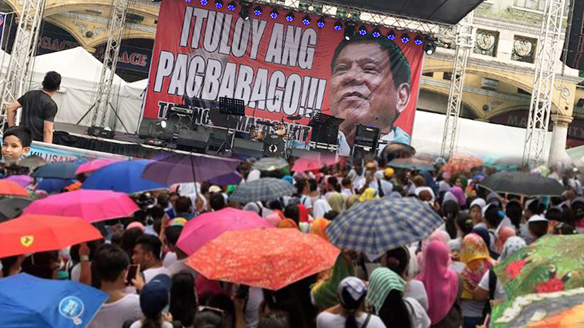 Pro-Duterte rally, hindi ginastusan ng pamahalaan – Malacañang - RMN ...