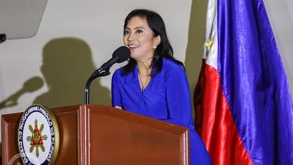 Vice President Leni Robredo, tinawanan lamang ang pahayag ng Malacañan ...
