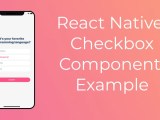 Github Alhydra React Native Checkbox Component Example React Native