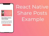 Github Alhydra React Native Share Posts Example Hello Everyone And
