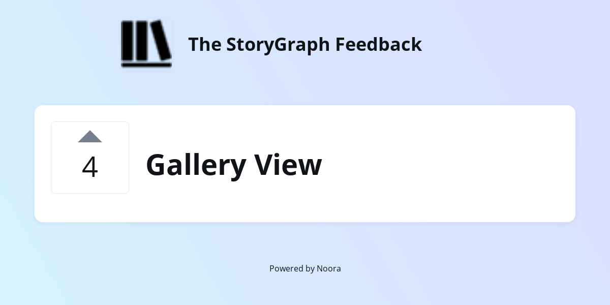 Gallery View Requests Ideas The Storygraph