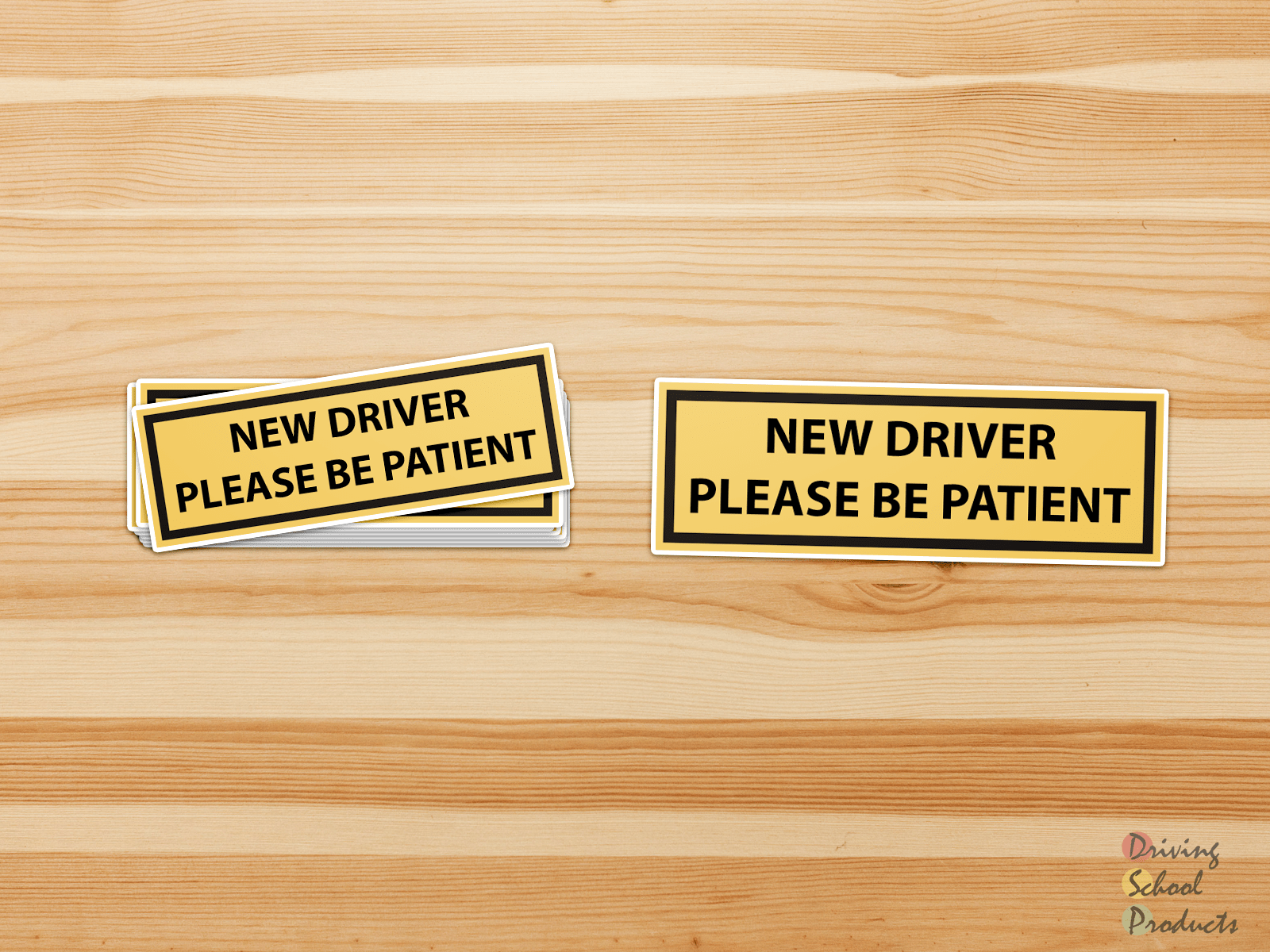 Road Scholars Driving School: New Driver, Be Patient Sticker