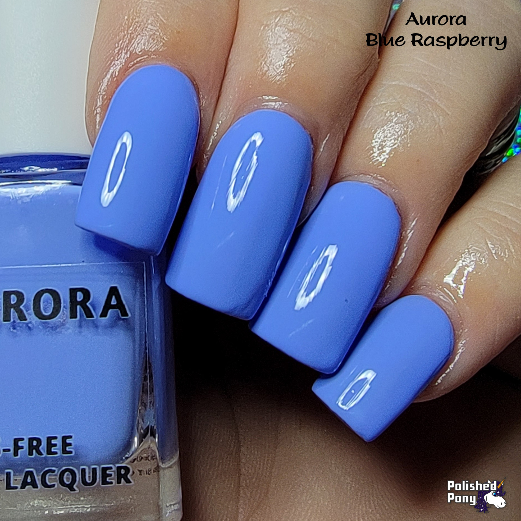 Blue Raspberry – AURORA 5-Free Nail Lacquer by Roar Nails