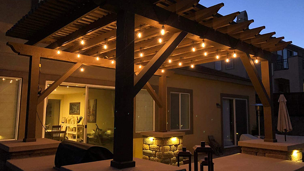 Hanging Lights Under Patio Cover - Patio Ideas