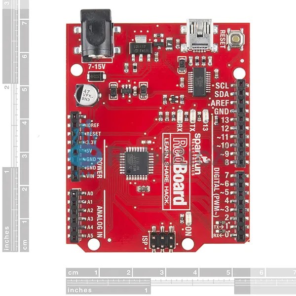 Sparkfun Redboard Programmed With Arduino Roboticx 4739