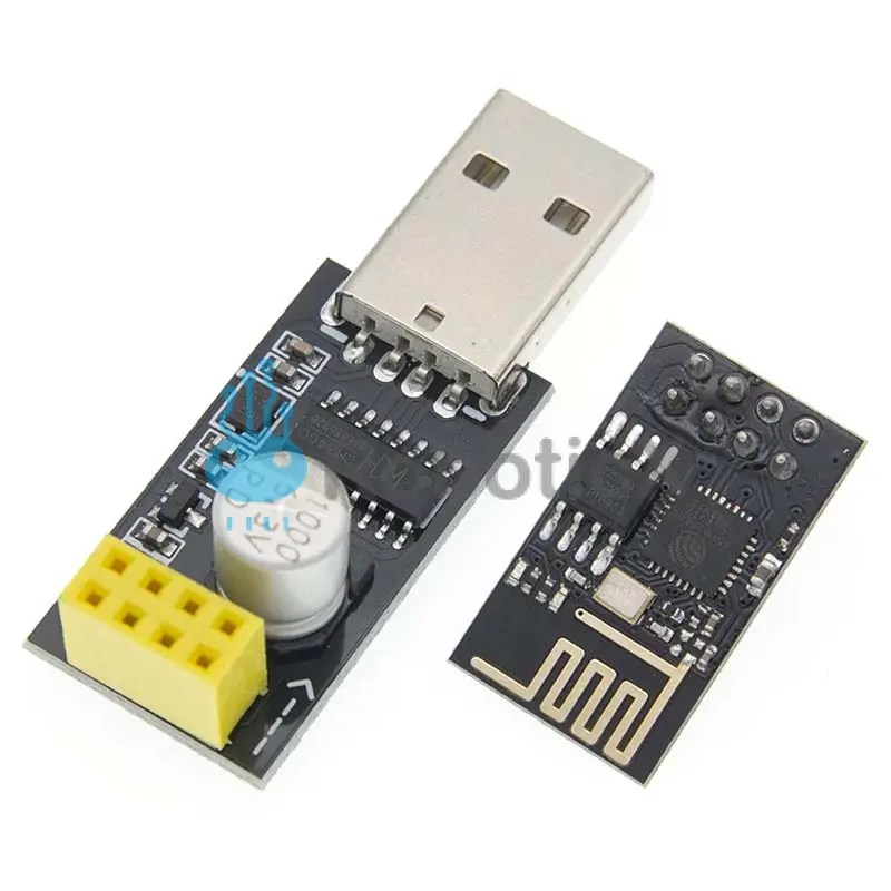 USB to UART Adapter Programmer for ESP-01 WiFi Modules - RoboticX