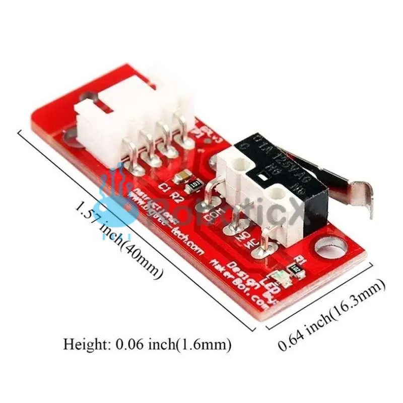 Limit switch module with cable for 3d printer - RoboticX