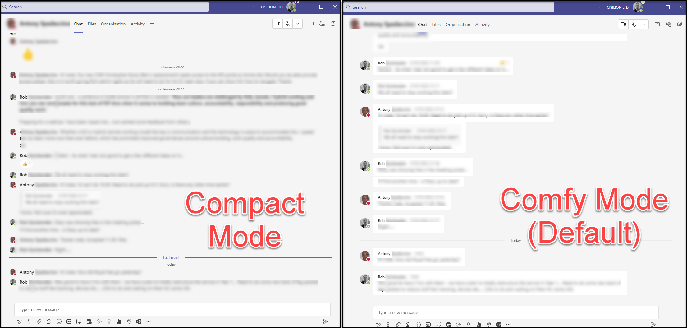New “Compact” Chat Mode coming to Microsoft Teams – Modern Work and AI Blog
