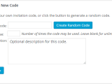 Invite Codes
