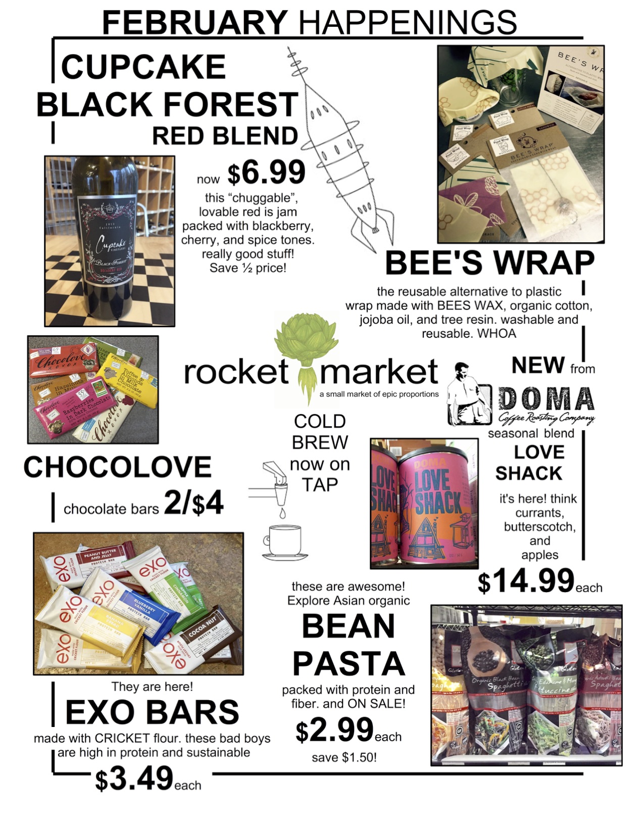 monthly flyer – rocket market