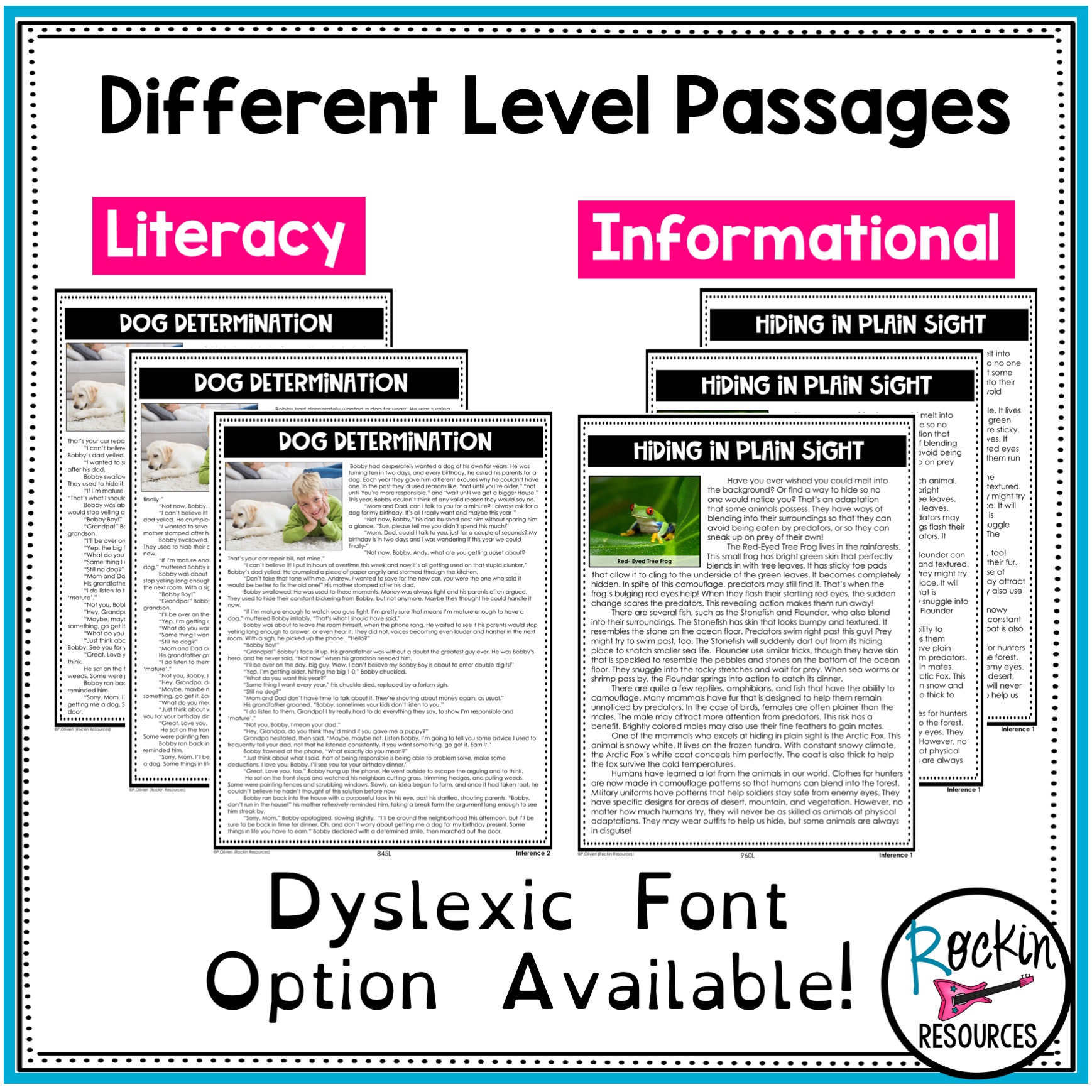 4th Grade Reading Comprehension Passages Bundle | Rockin Resources
