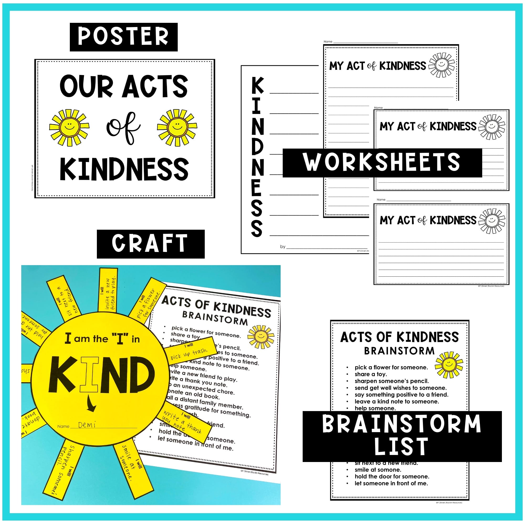 ACT OF KINDNESS ACTIVITIES | WORLD KINDNESS DAY | BE KIND - Rockin ...