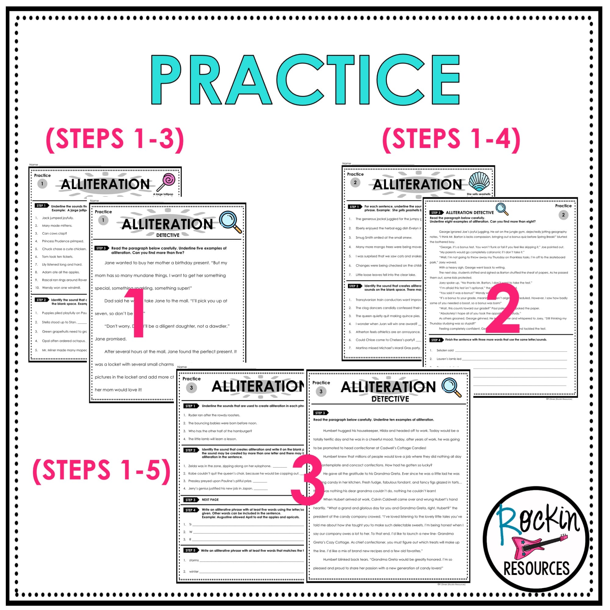 ALLITERATION | FIGURATIVE LANGUAGE | PRINTABLE AND DIGITAL - Rockin ...