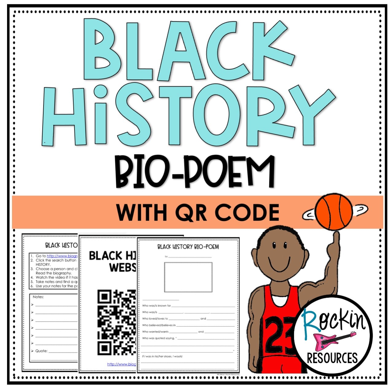 Black History Bio Poem - Rockin Resources