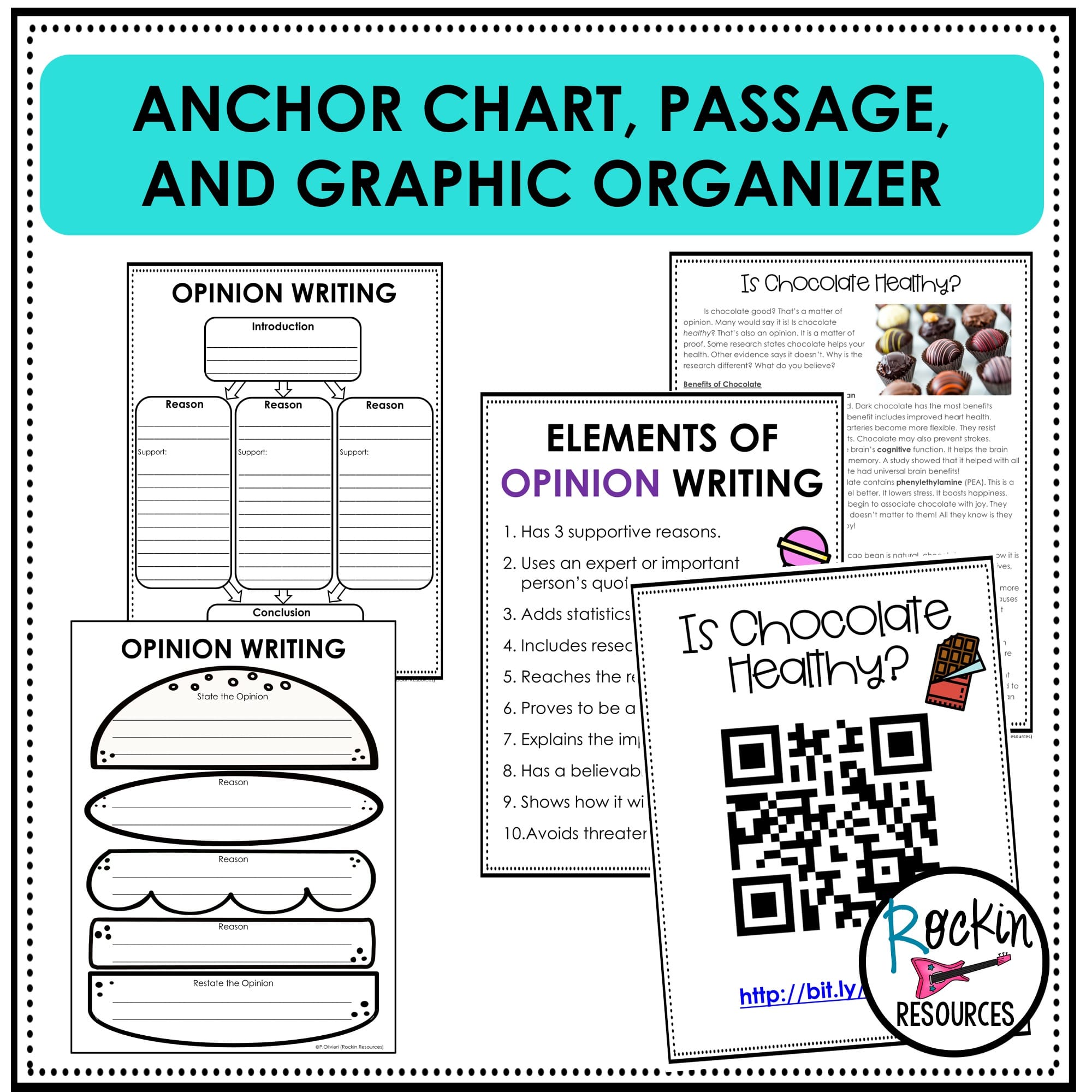 Opinion Writing: Is Chocolate Healthy? - Rockin Resources