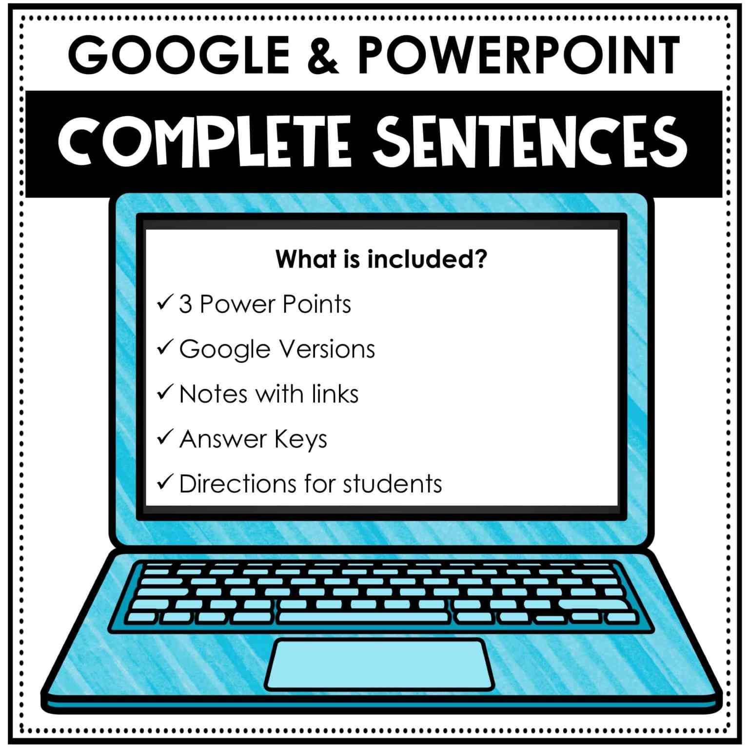 5th Grade Digital Step-by-Step Complete Sentences Practice - Rockin ...