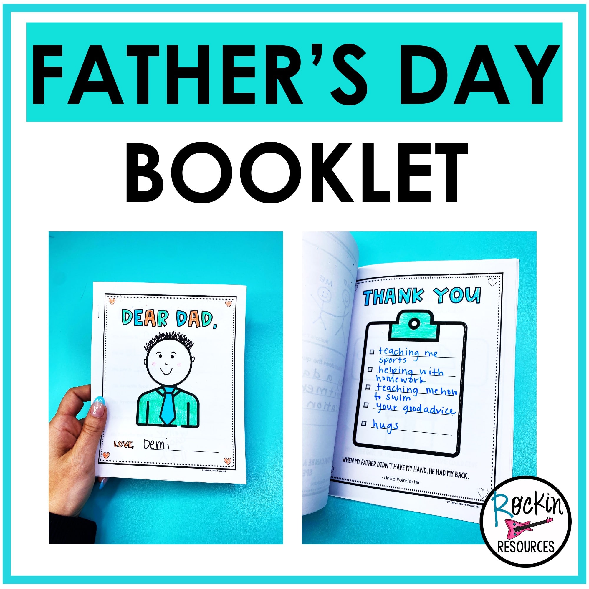 Father's Day Booklet - Rockin Resources