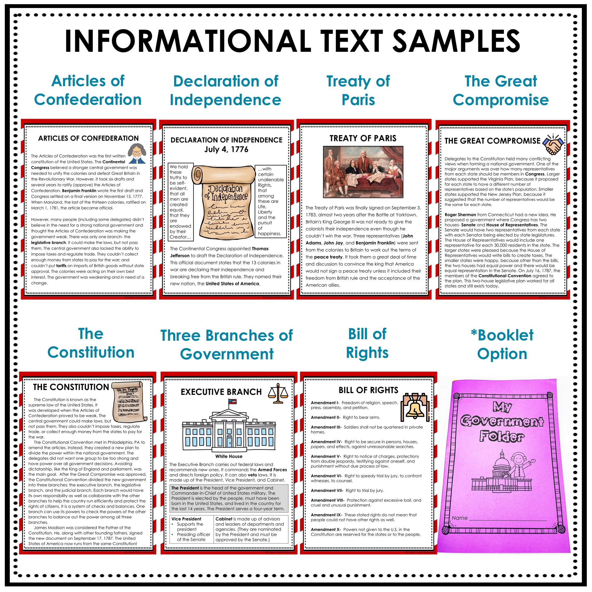 U.S. Government Unit includes 3 Branches of Government - Rockin Resources