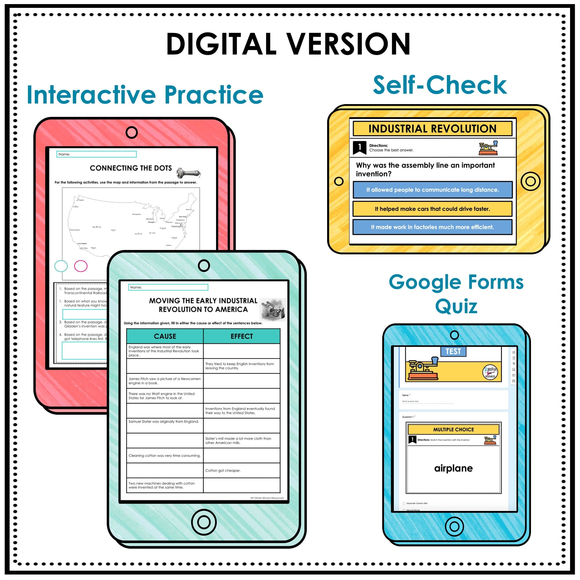 Industrial Revolution - Industrial Era - Informational Text -DIGITAL ...