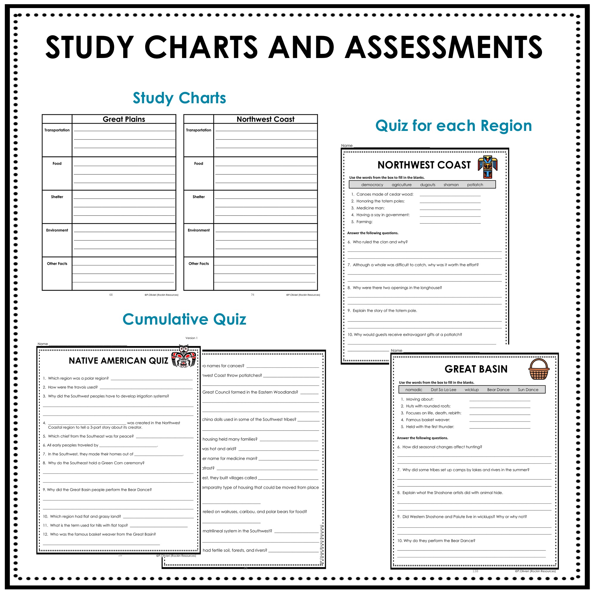 Native American Unit - Indigenous People - Digital AND Print - Rockin ...