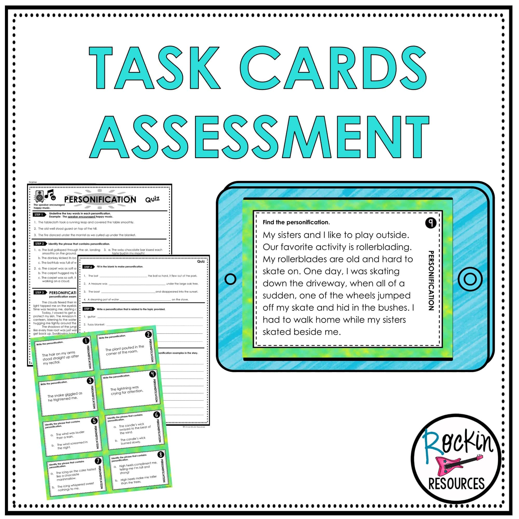 PERSONIFICATION TASK CARDS - Rockin Resources