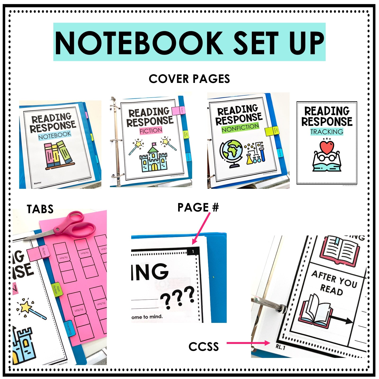 Reading Response Notebook - Rockin Resources
