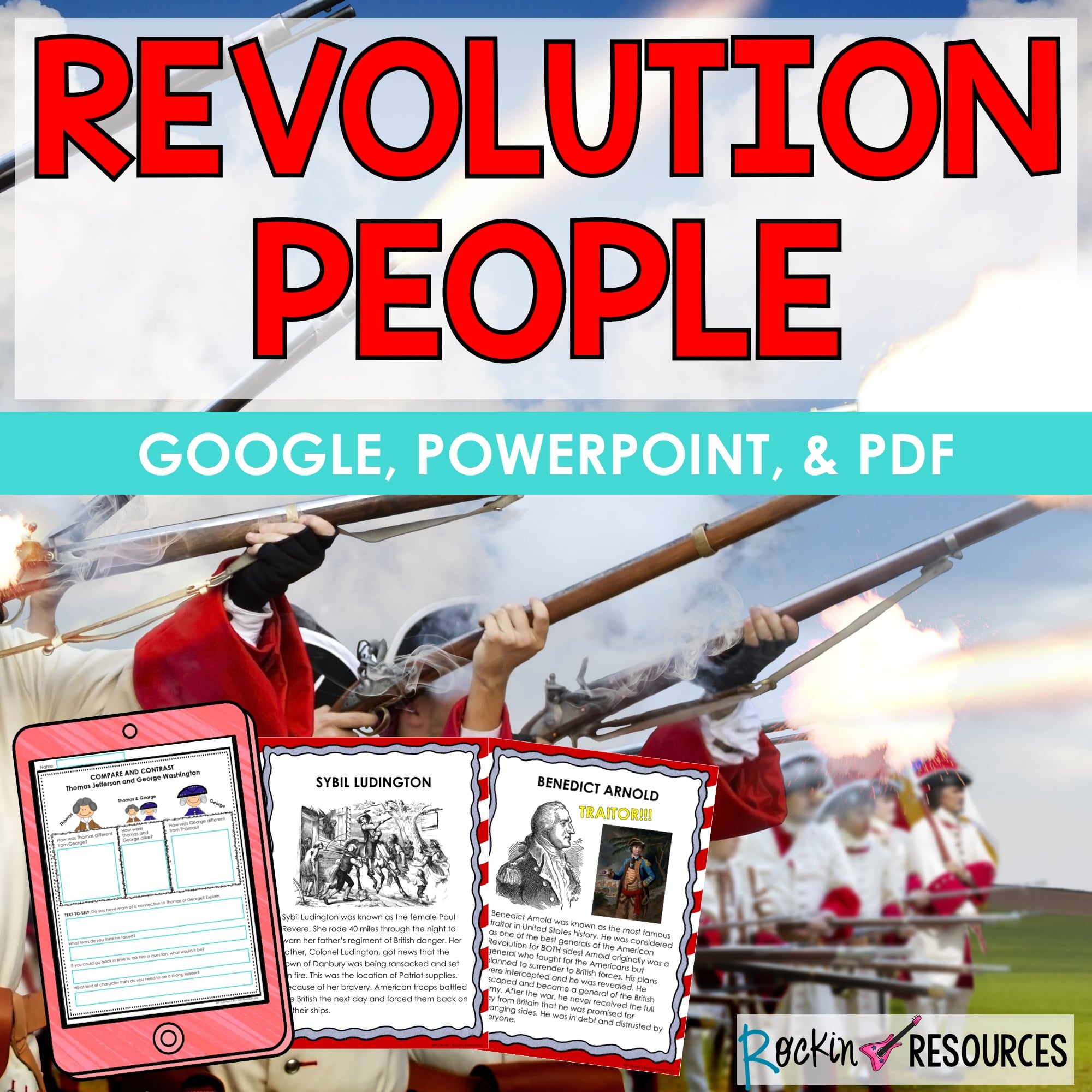 Revolutionary War People Unit - Rockin Resources