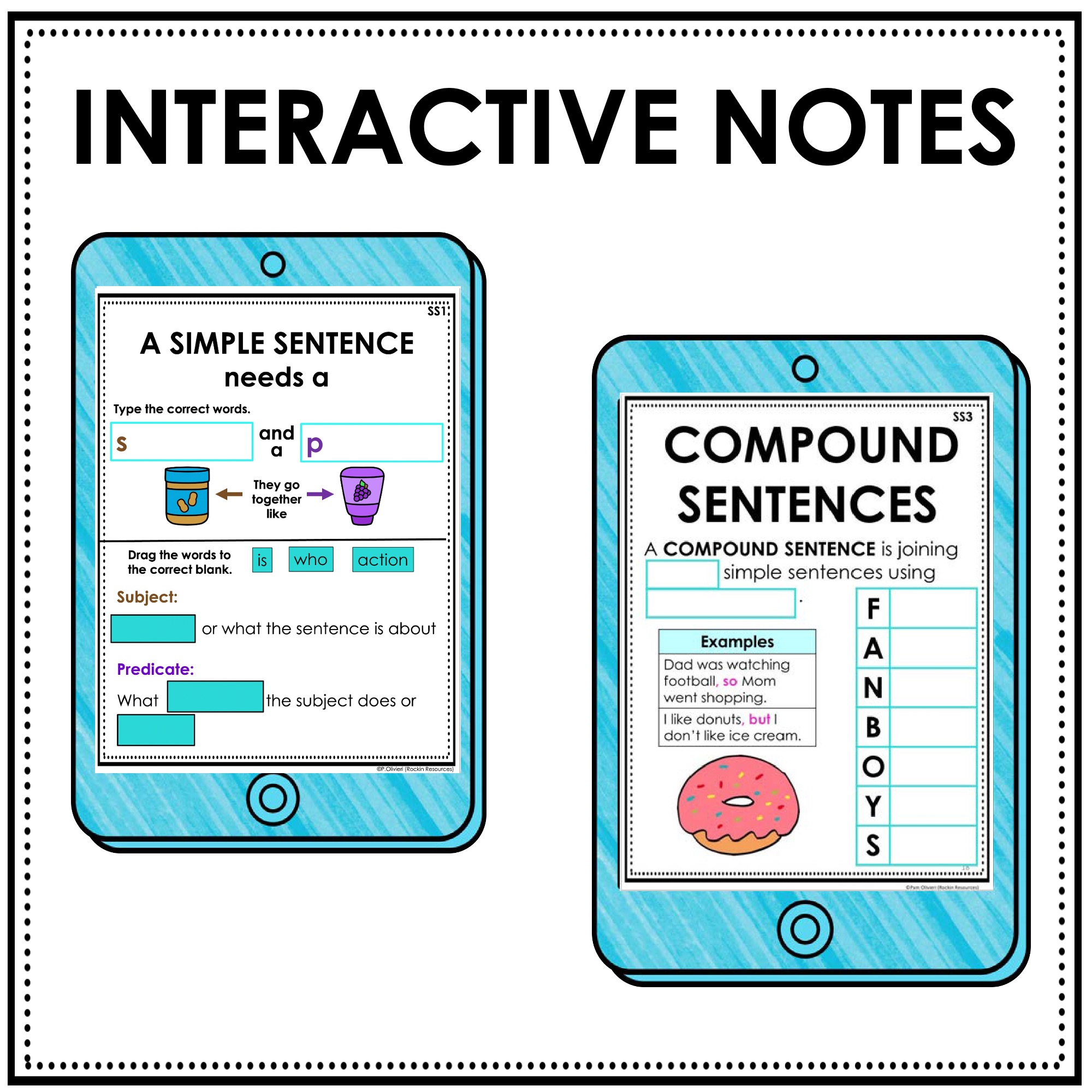 Digital Primary Sentence Structure - Rockin Resources