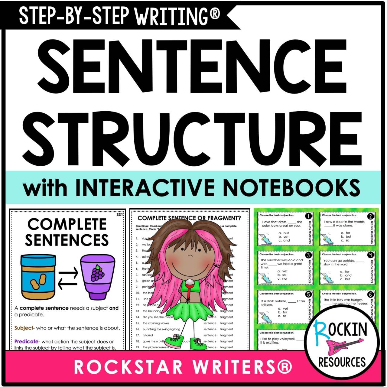 Types of Sentences Task Cards Worksheets Assessment for Interrogative ...