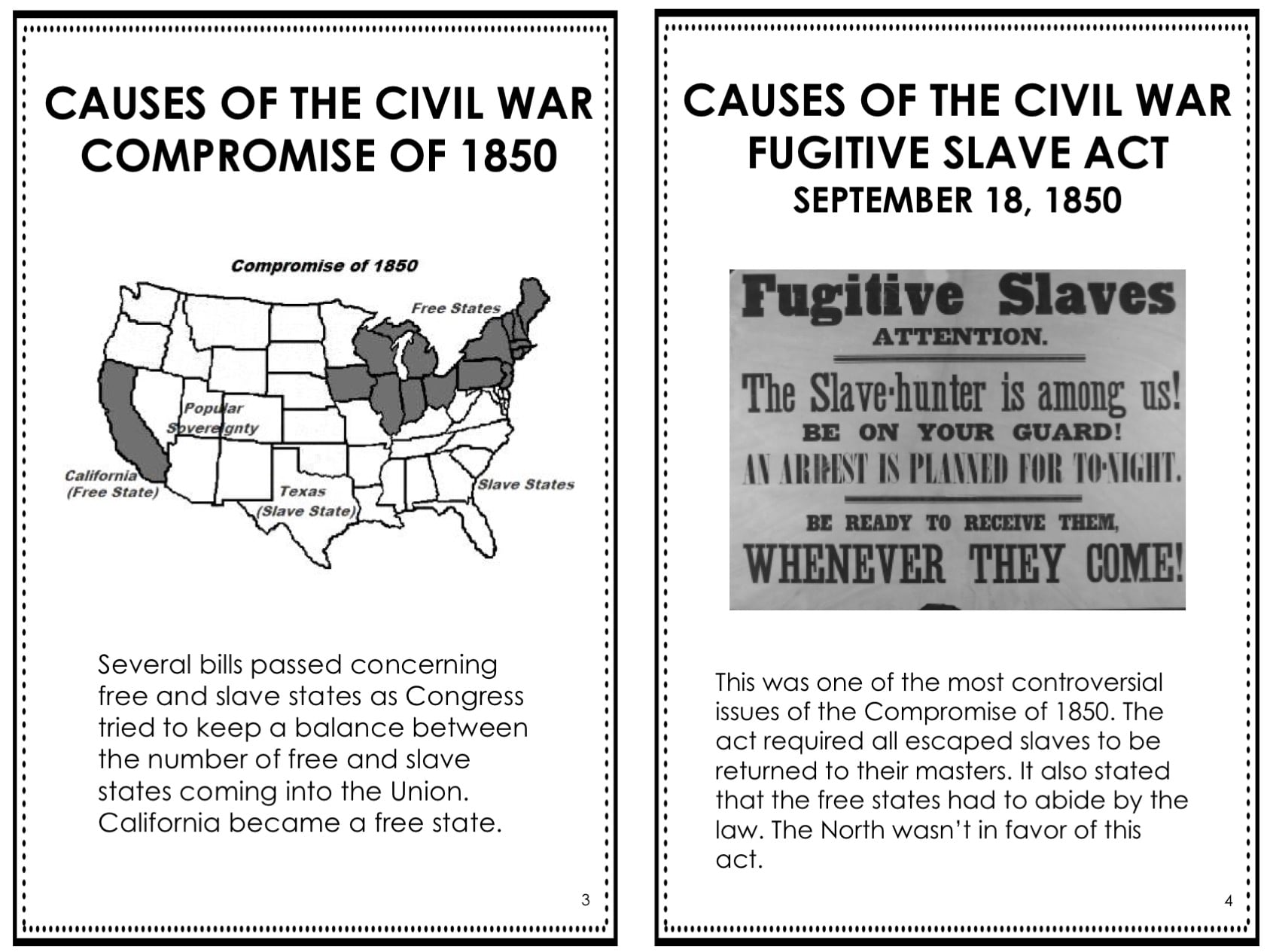 Civil War Informational Text Booklet - Rockin Resources