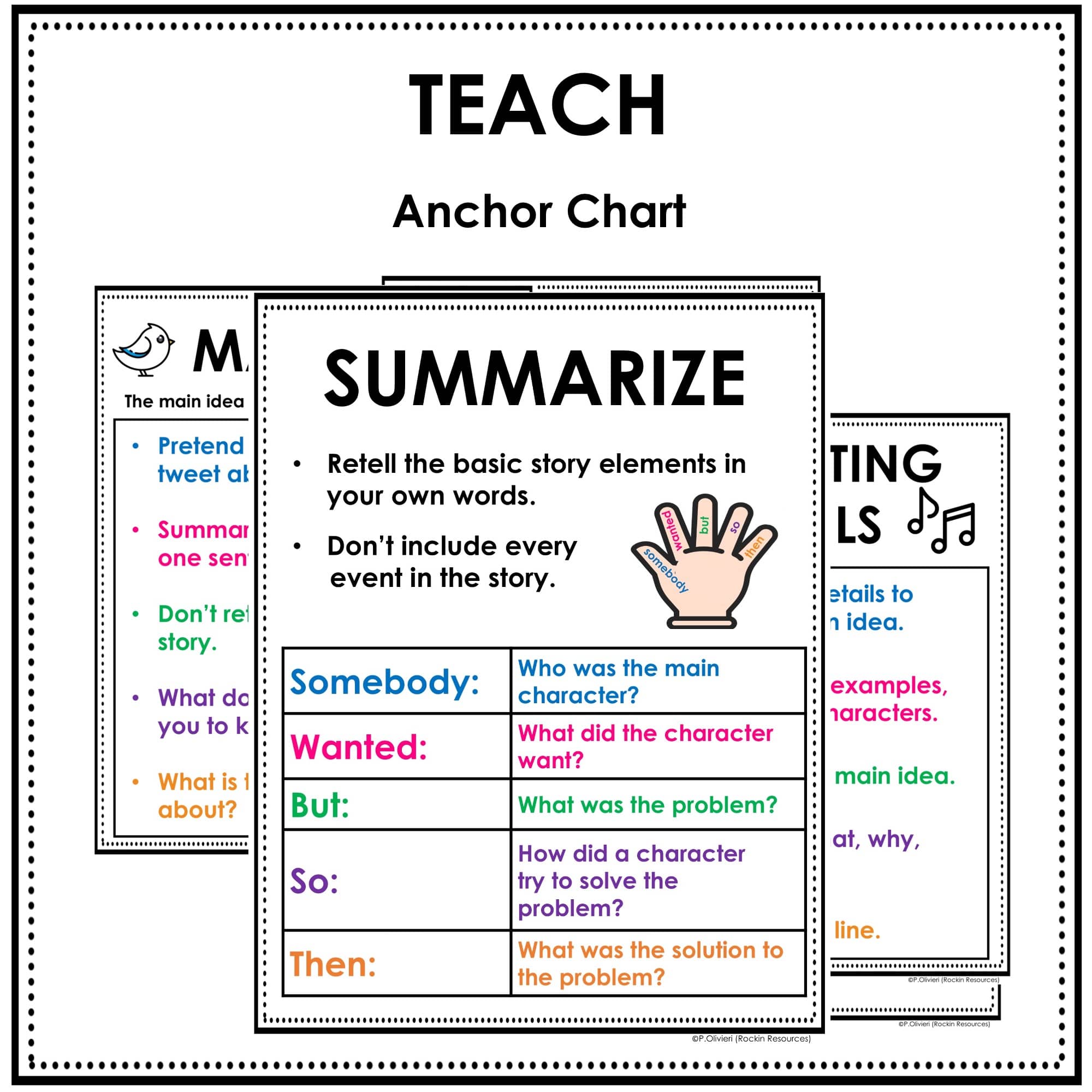 Reading Skills Bundle for Reading Comprehension - Rockin Resources