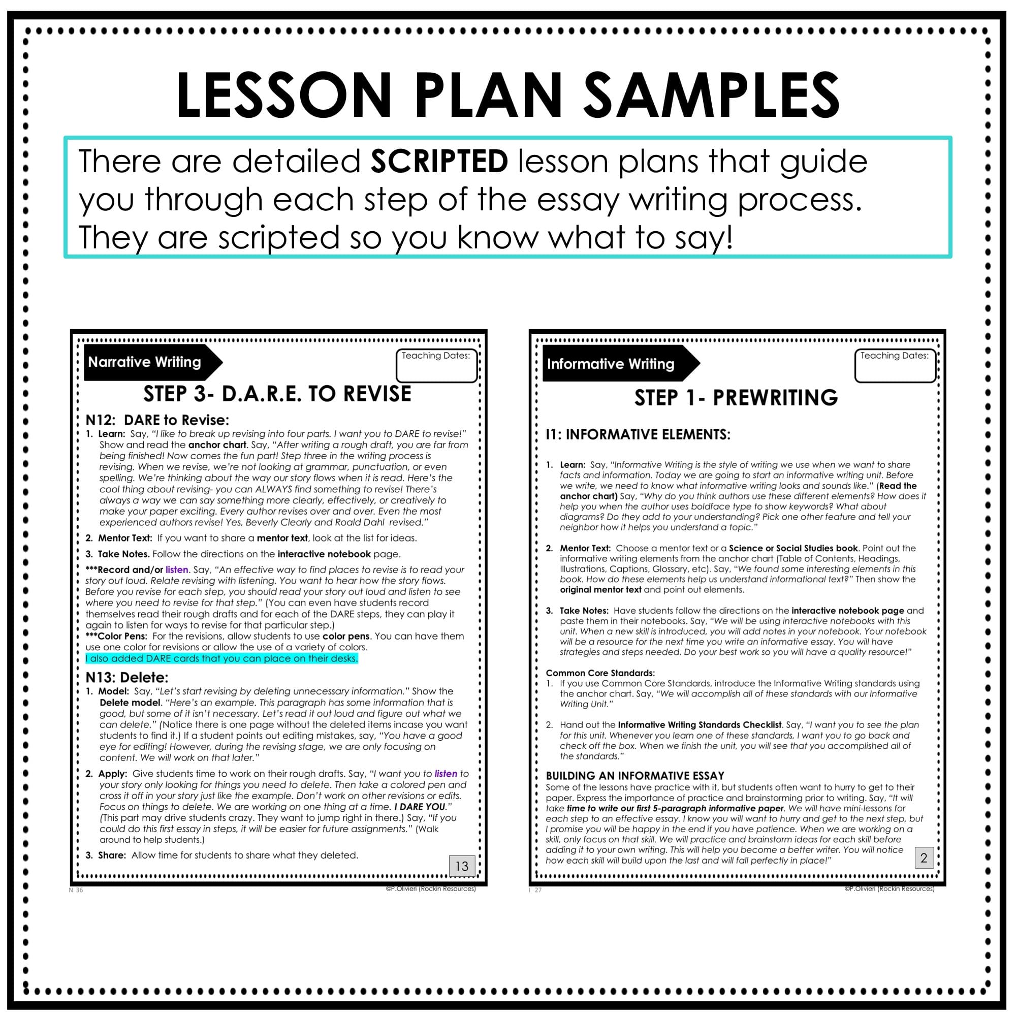 4th Grade Step-by-Step Writing Program Printable - Rockin Resources