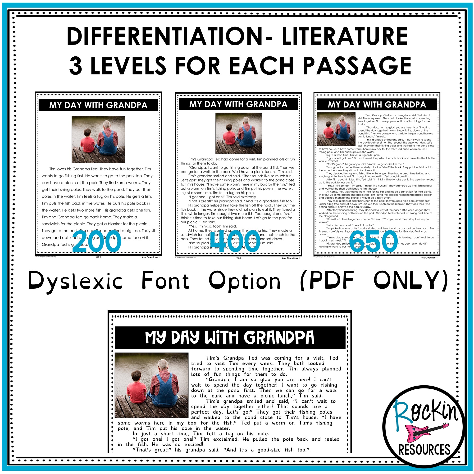 2nd Grade Reading Comprehension Passages Bundle - Rockin Resources