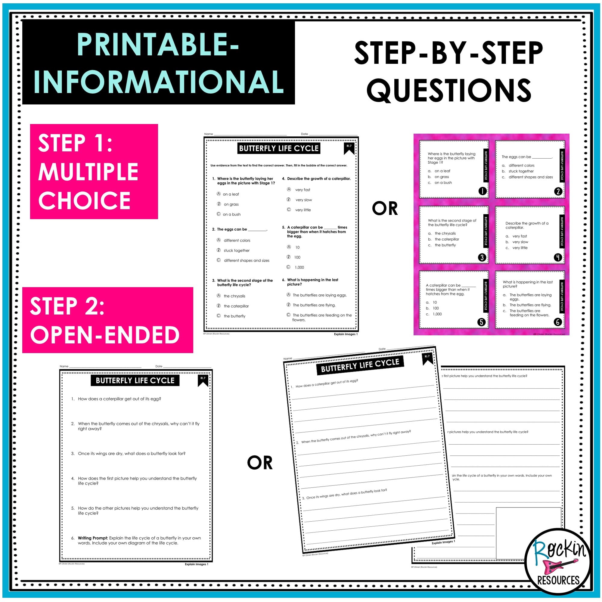 2nd Grade Reading Comprehension Passages Bundle - Rockin Resources