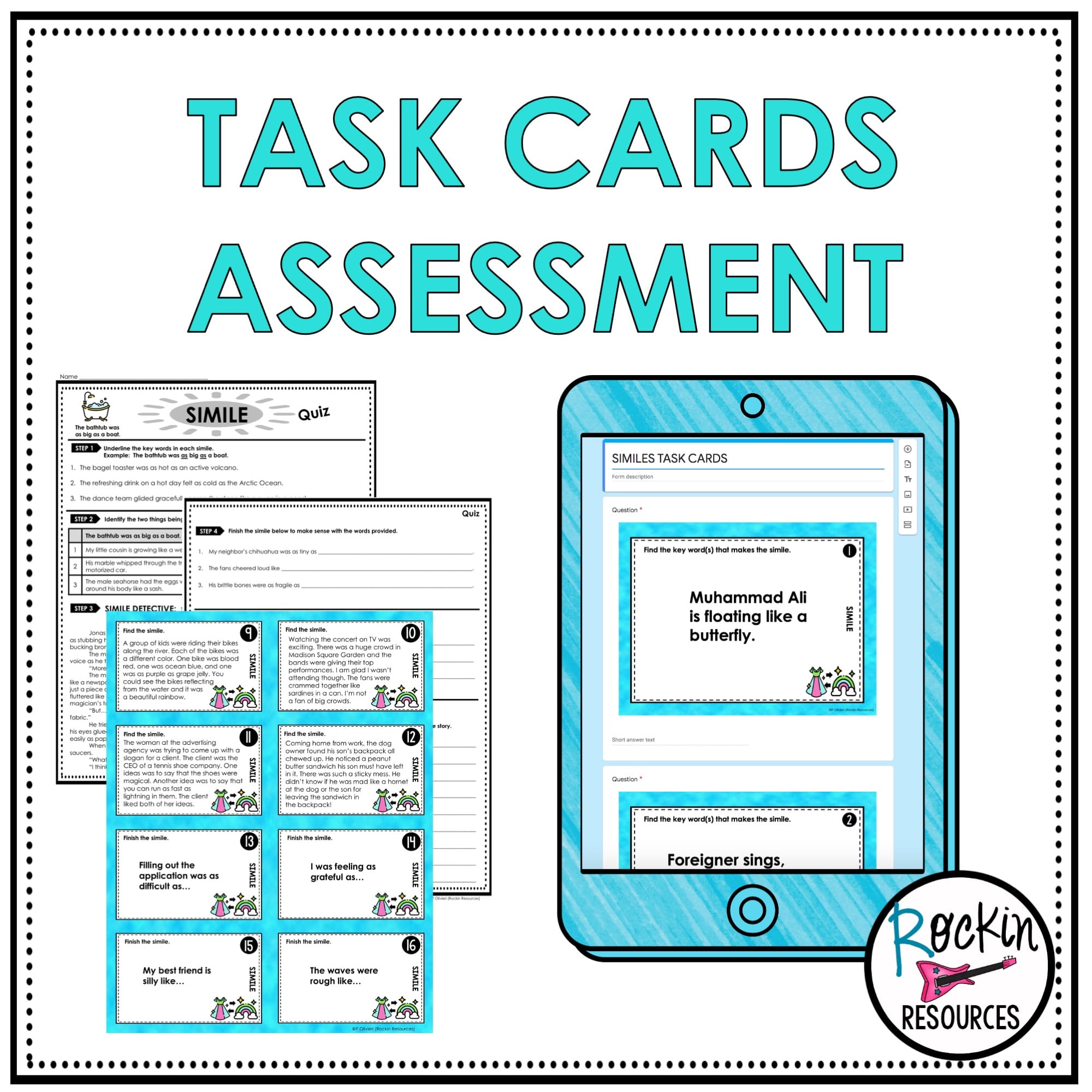 SIMILES | FIGURATIVE LANGUAGE | DIGITAL AND PRINTABLE - Rockin Resources
