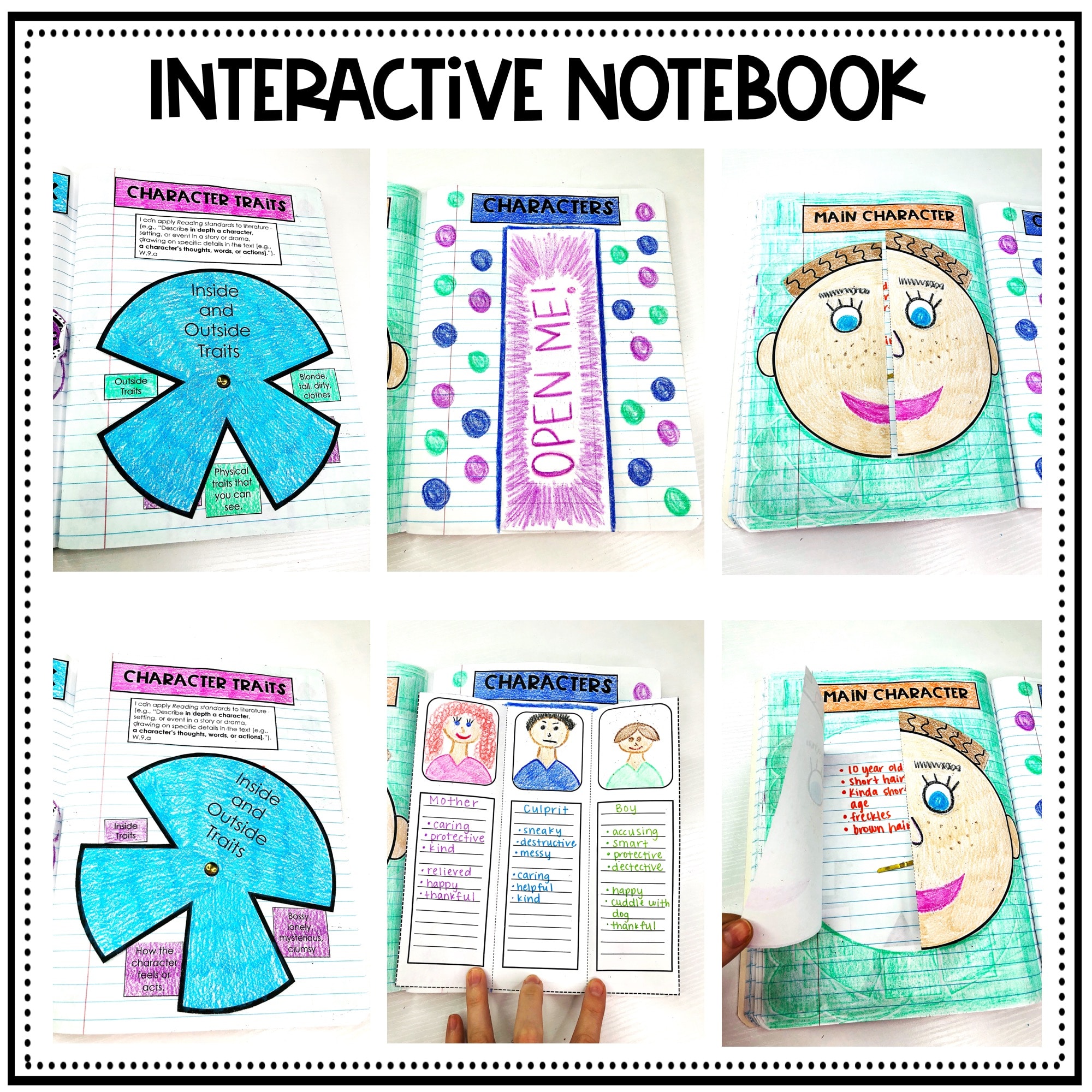 Character Traits: Writing Mini-Lesson - Rockin Resources