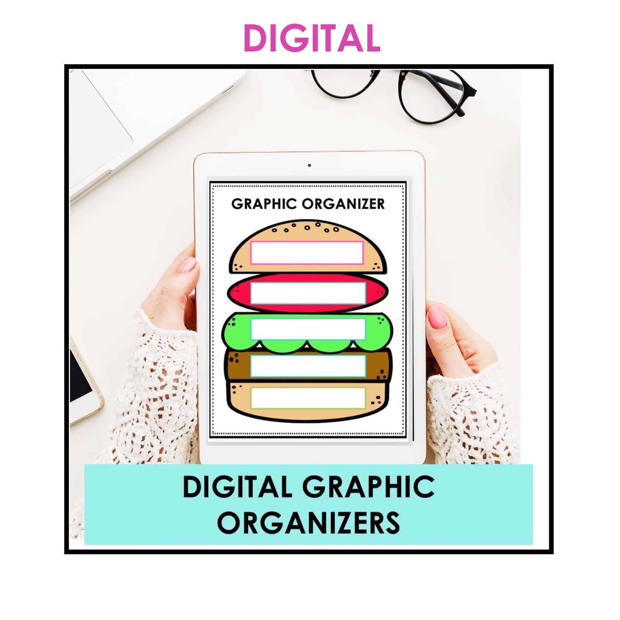 Differentiated Writing Graphic Organizers (DIGITAL & PRINT) - Rockin ...