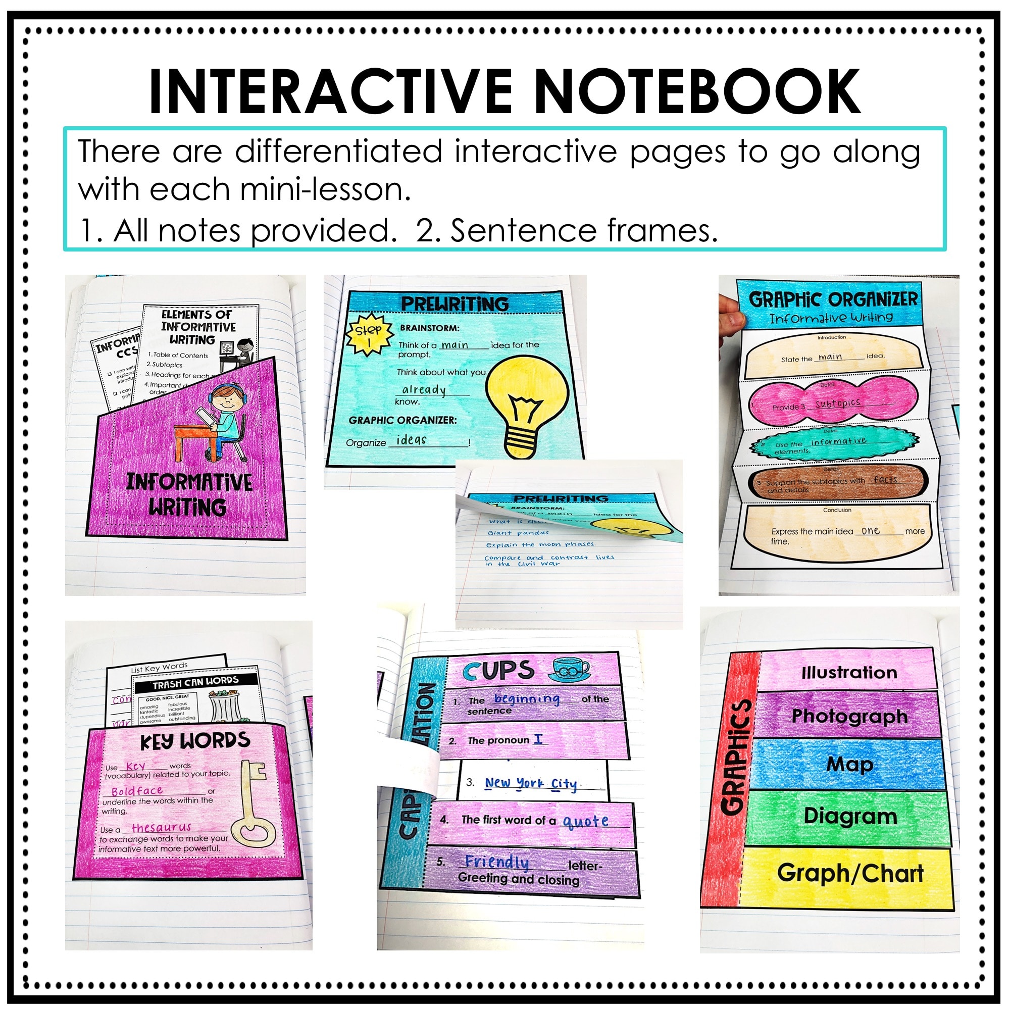 Primary Step-by-Step Informative Writing - Rockin Resources