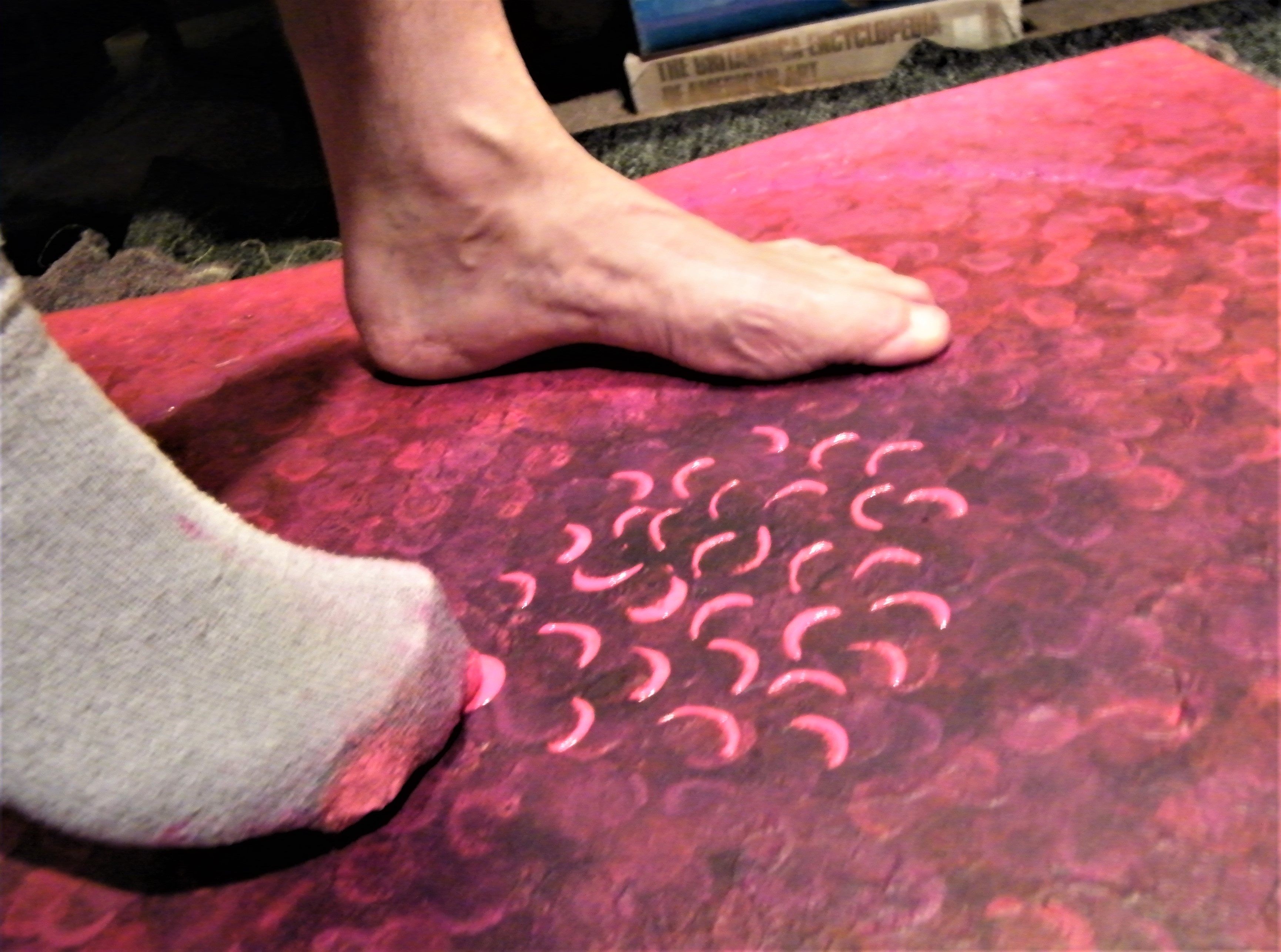 1 – CLOSE-UPS OF TOE PRINTS | RONALD GRAMLING