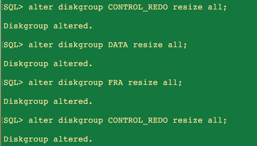Resizing Oracle Asm Disks Ron Ekins Oracle Technology Devops And