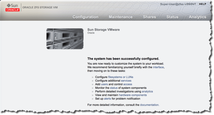 Getting Started With The Oracle Zfs Storage Vmware Simulator Part I Ron Ekins Oracle