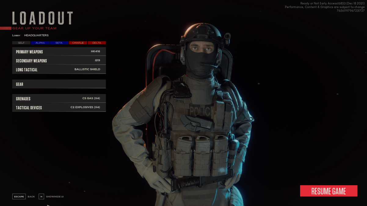 Wolf Gray police outfit V0.1 – Ready Or Not Modifications