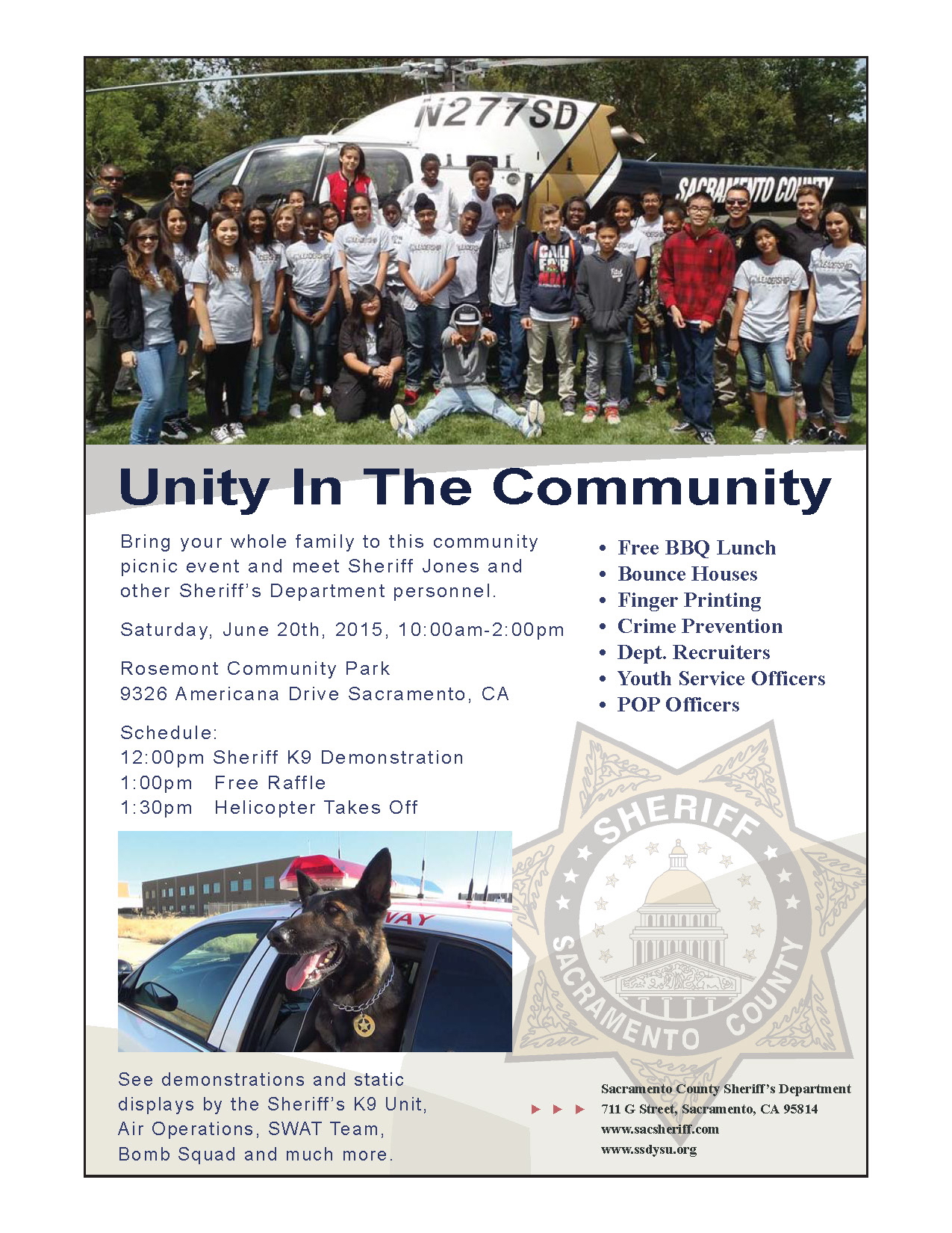 Unity In The Community - Rosemont Community Association
