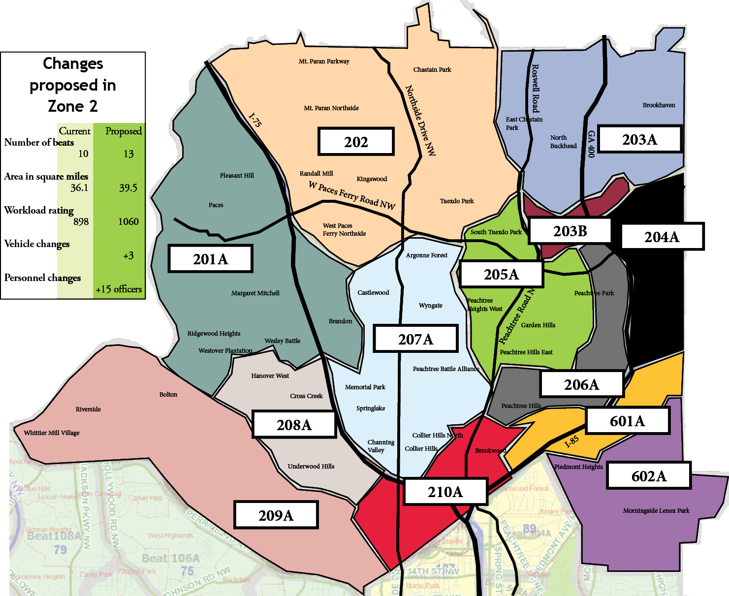 New police beat plan questioned by some residents - Rough Draft Atlanta