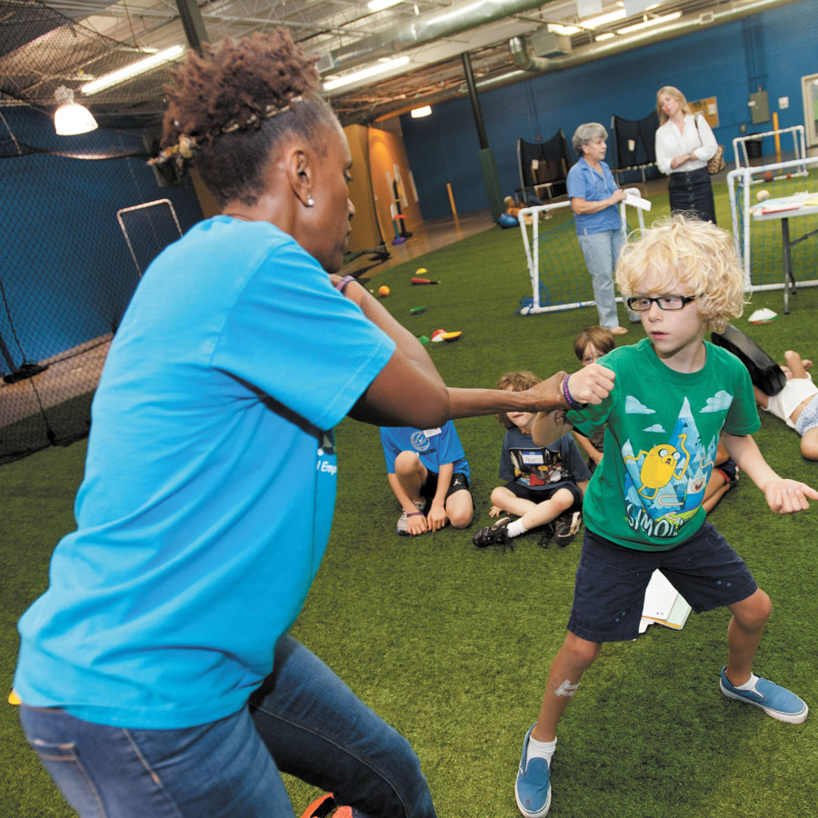 Kids exercise their minds and muscles for personal safety - Rough Draft ...